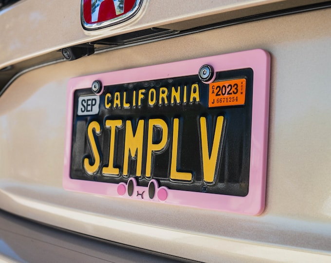 Kirby Eyes License Plate Frame / Cute License Plate Frame / Kawaii Car ...