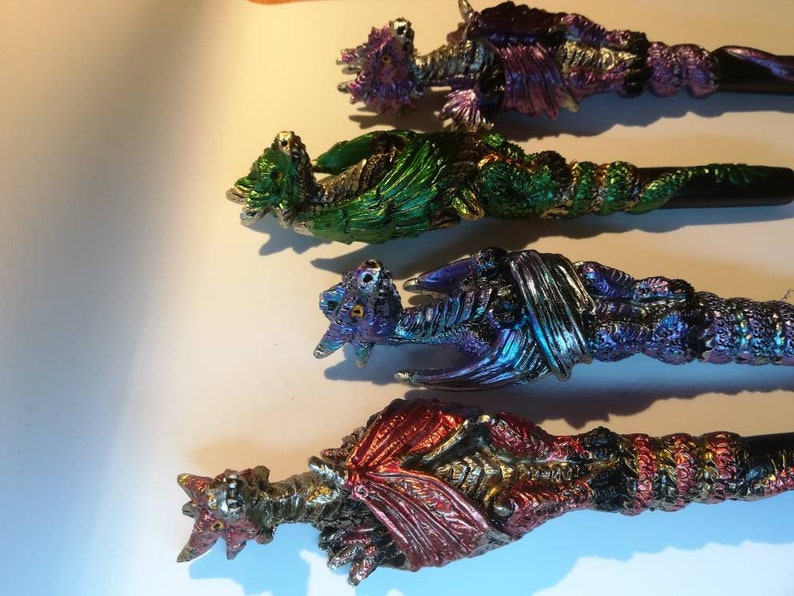 Enchanted Forest Dragon Pen Blue, Red, Green and Purple 4 Colors to ...