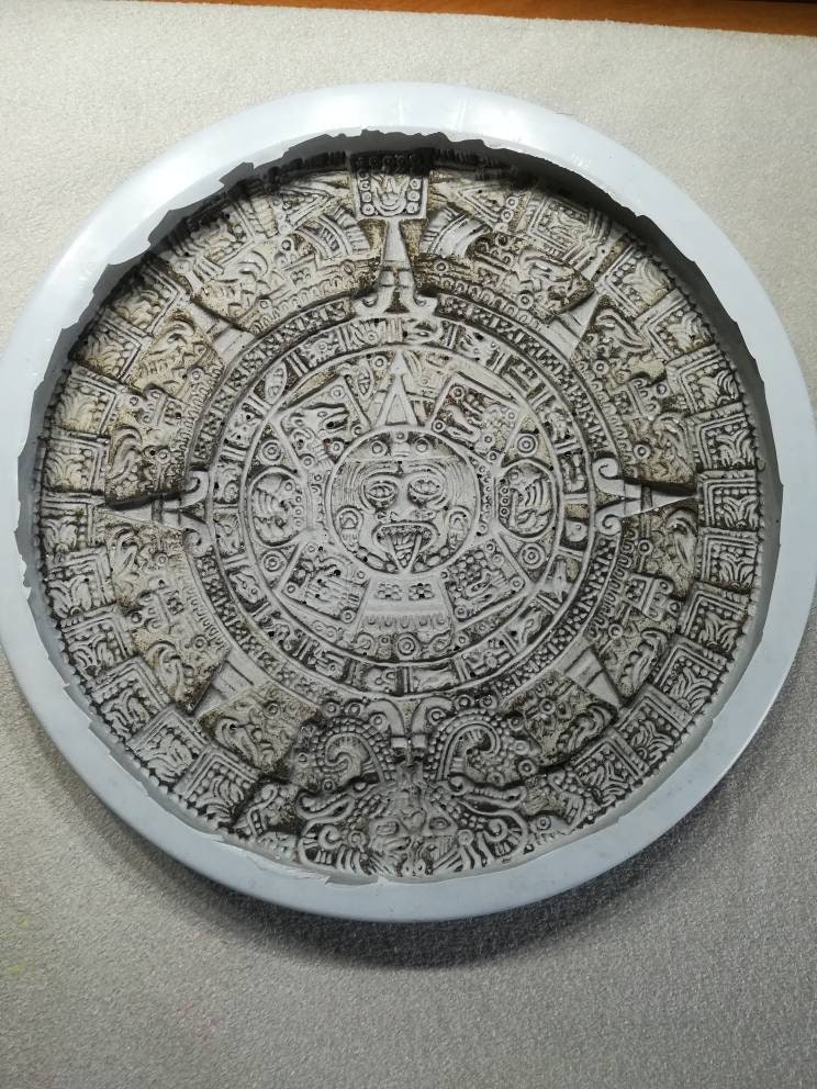 Aztec/mexican Calendar CAST ONLY 2 Go 22cm Radius Cast Pre-columbian ...