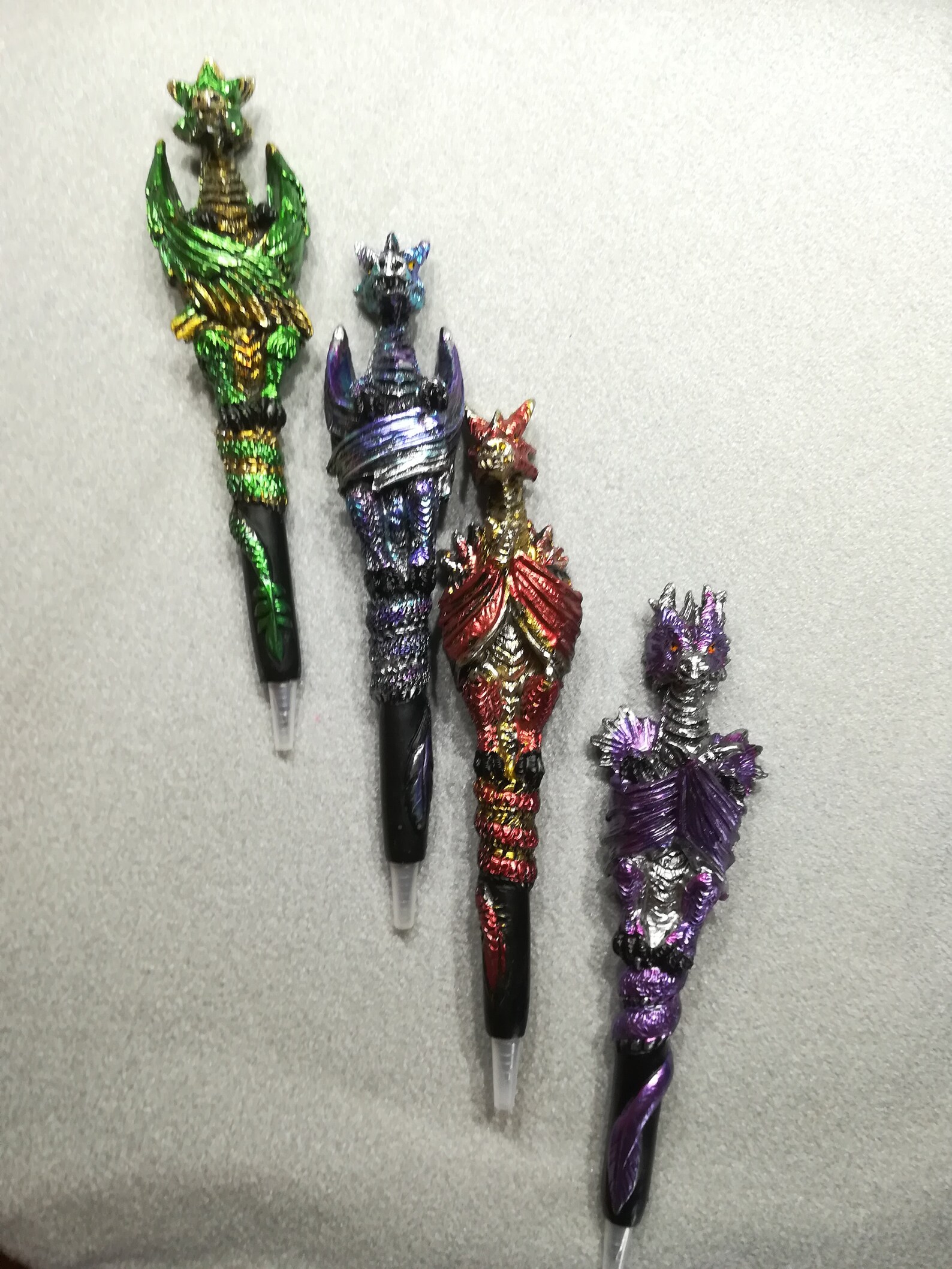 Enchanted Forest Dragon Pen Blue, Red, Green and Purple 4 Colors to ...