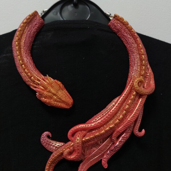Dragon Draper Necklace - Etsy