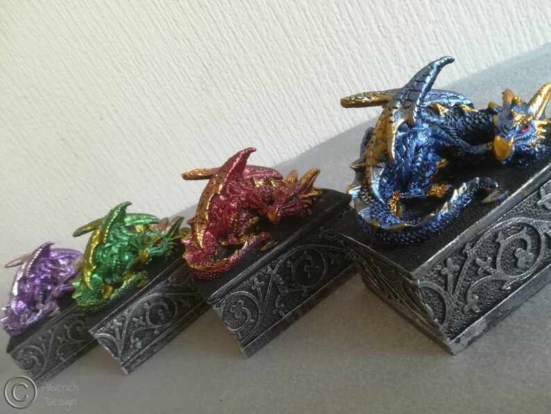 Dragon Safehold Jewelry Box Trinket Box Dragon Stone Tomb Treasure Box ...