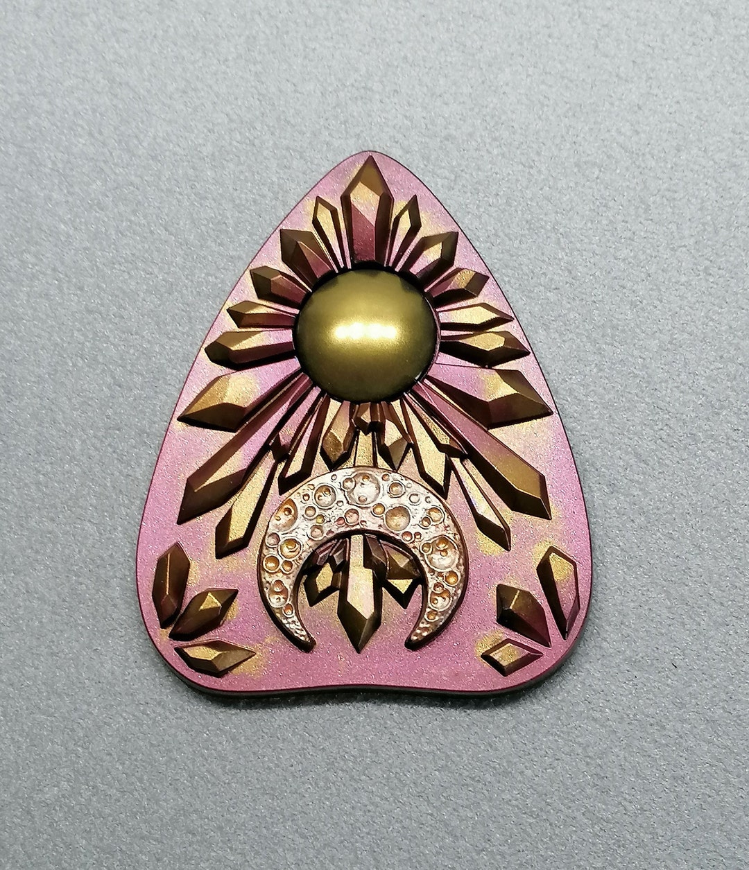 Inverted Crescent Moon With Crystal Crown Galactic Celestial Lune ...