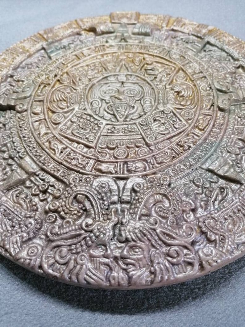 Aztec/mexican Calendar CAST ONLY 2 Go 22cm Radius Cast Pre-columbian ...