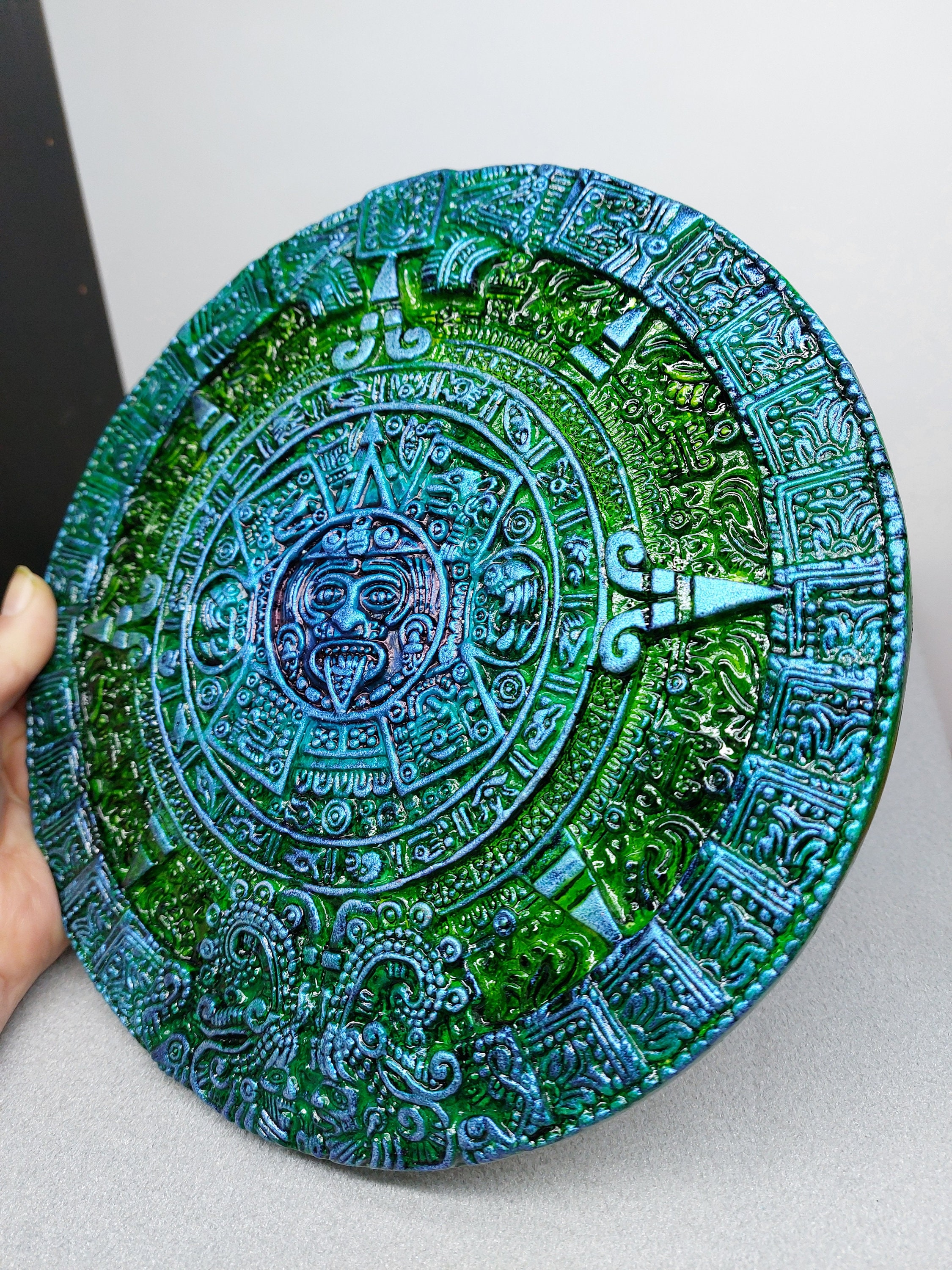 Aztec/mexican Calendar CAST ONLY 2 Go 22cm Radius Cast Pre-columbian ...