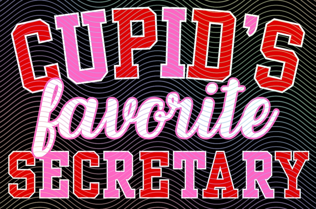 CUPID'S FAVORITE Secretary PNG - Etsy