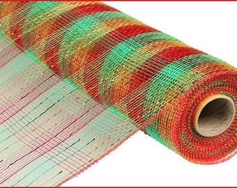 Blue and White Metallic Check Mesh, 21 Inch Blue White Metallic Check ...