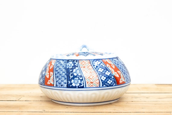 Vintage Chinese Hand Painted Porcelain Pot Asian Art Pottery | Etsy