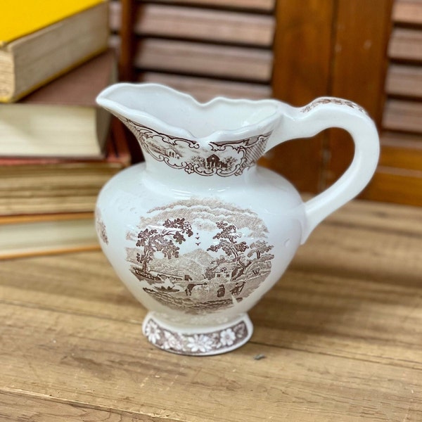 Transferware Pitcher - Etsy