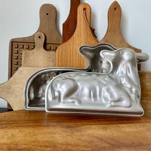 Vintage Aluminum Nordic Ware Lamb Cake Pan Mold; Aluminum 3D Sheep Cake ...