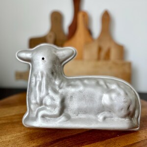 Vintage Aluminum Nordic Ware Lamb Cake Pan Mold; Aluminum 3D Sheep Cake ...