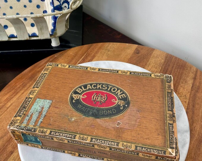 Vintage Blackstone Bantam Cigar Box by Waitt & Bond; Antique Blackstone ...