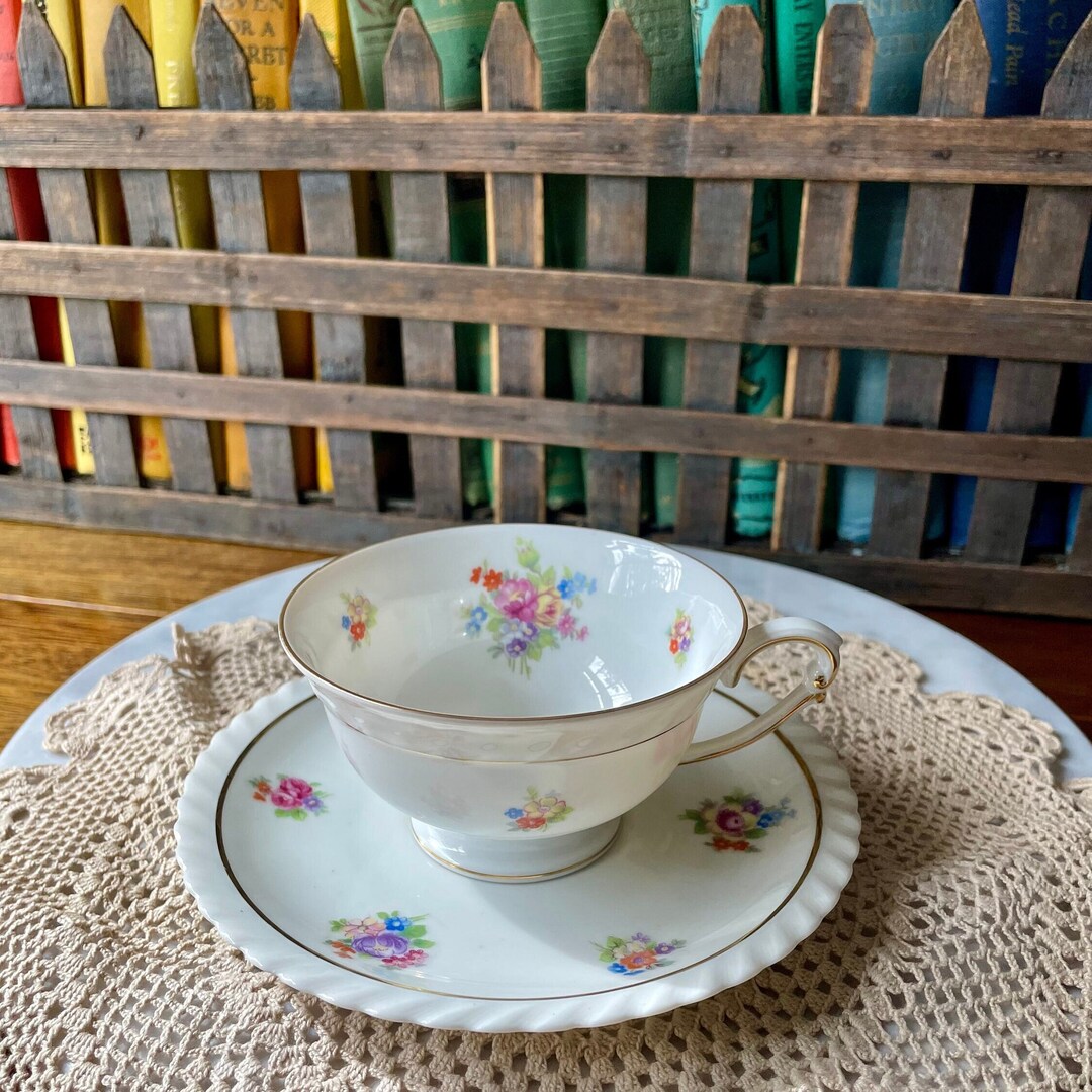 Vintage German Bone China Tea Cup and Saucer Keautheim Franconia ...