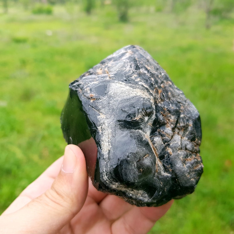 Raw Obsidian - Etsy