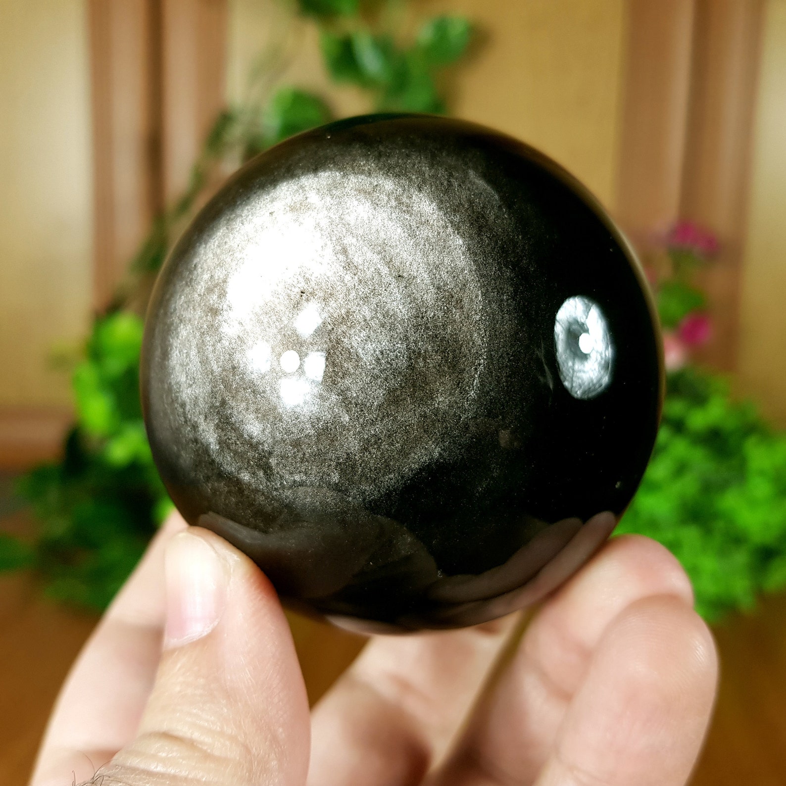 2.871mm Rare Silver Sheen Obsidian Black Eye 450 - Etsy Canada