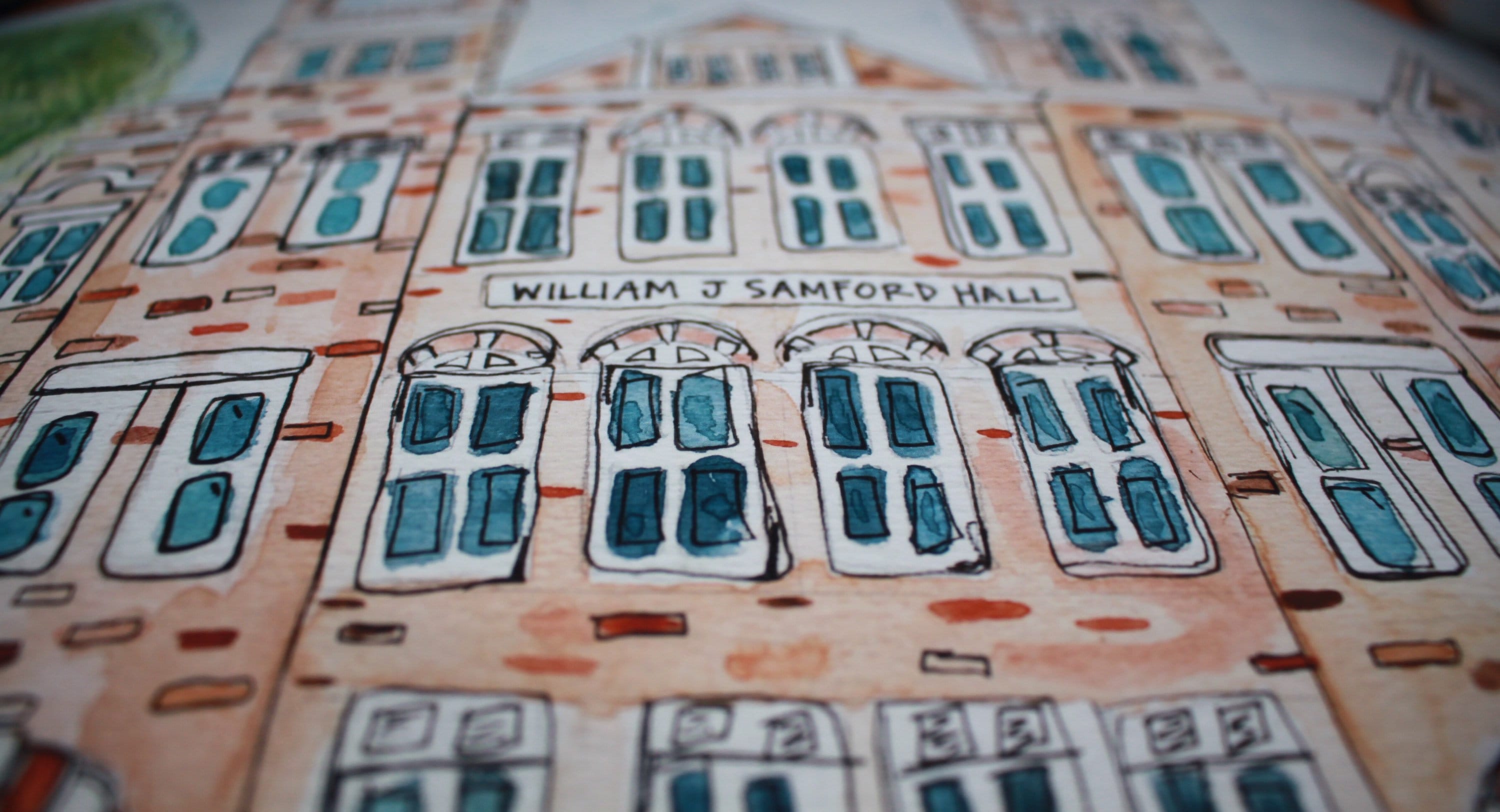 Samford Hall Print 11x15 - Etsy