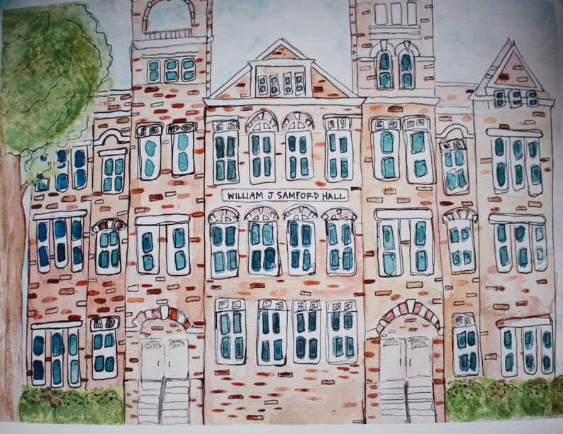 Samford Hall Print 11x15 - Etsy