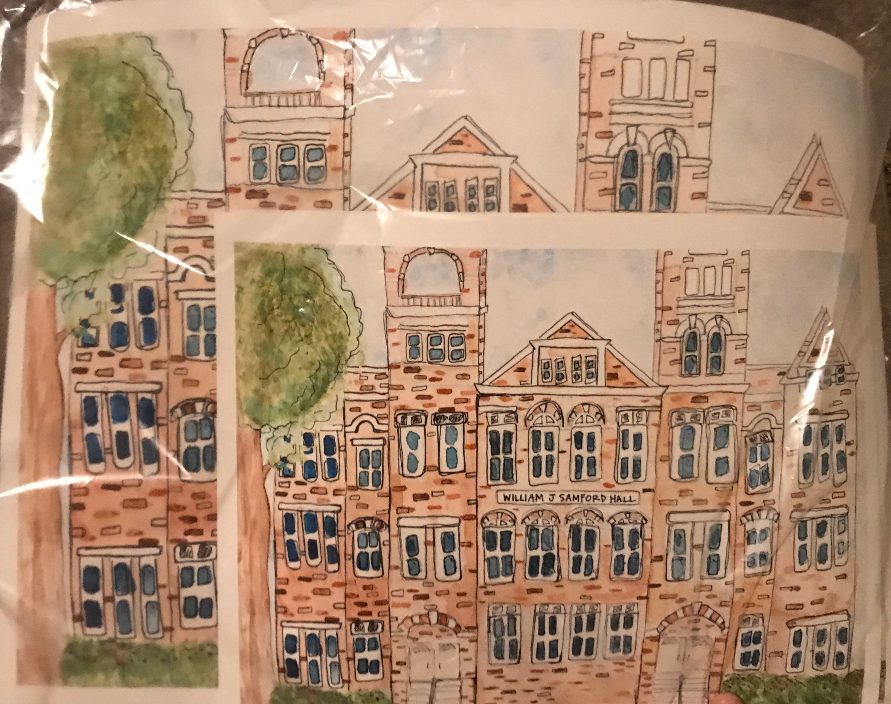Samford Hall Print 11x15 - Etsy