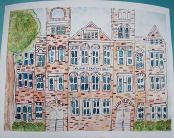 Samford Hall Print 11x15 - Etsy