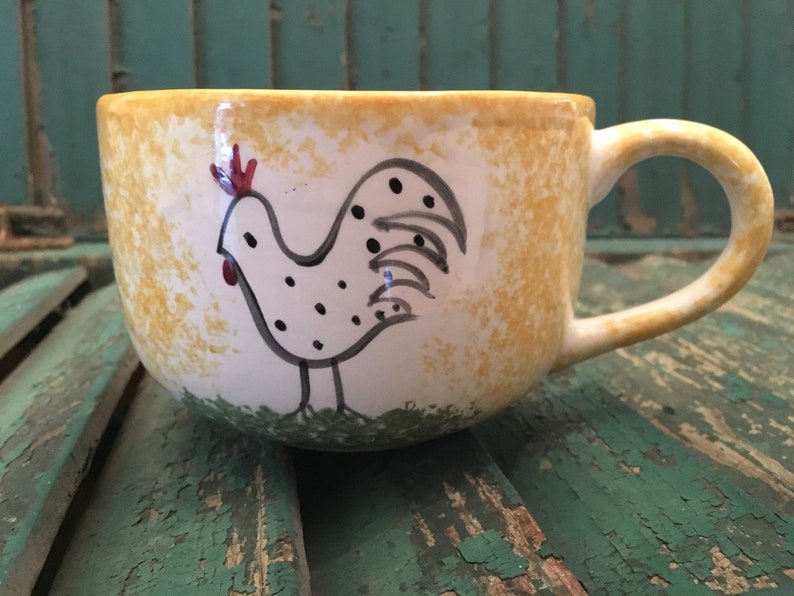 Soup Mug/Chicken Decor/Chicken Mug / Chicken Coffee Mug /Soup | Etsy