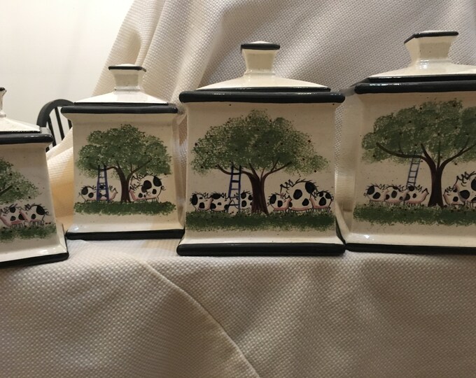 Pig Gift, Pig Decor, Pig Lover Gift, Cookie Jar,canister, Canister Set ...