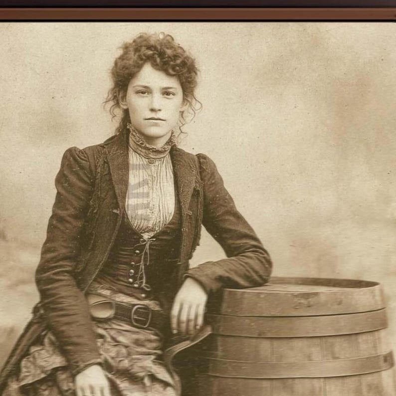 Cowgirl Wall Art Large Western Portrait Poster Vintage Style Western ...