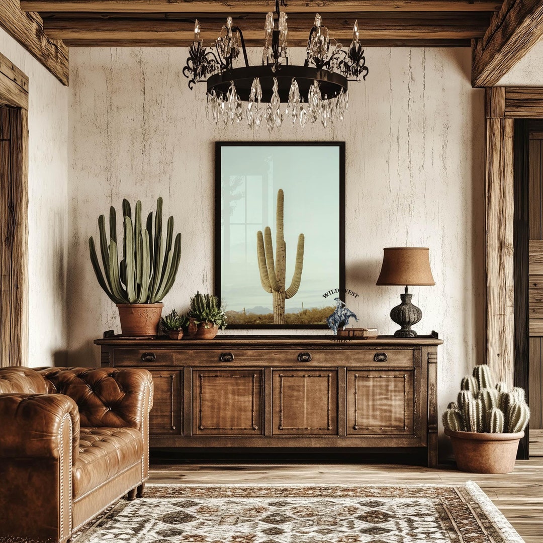 Arizona Saguaro Cactus, Western Decor, Western Art, Cowboy Art, Western ...