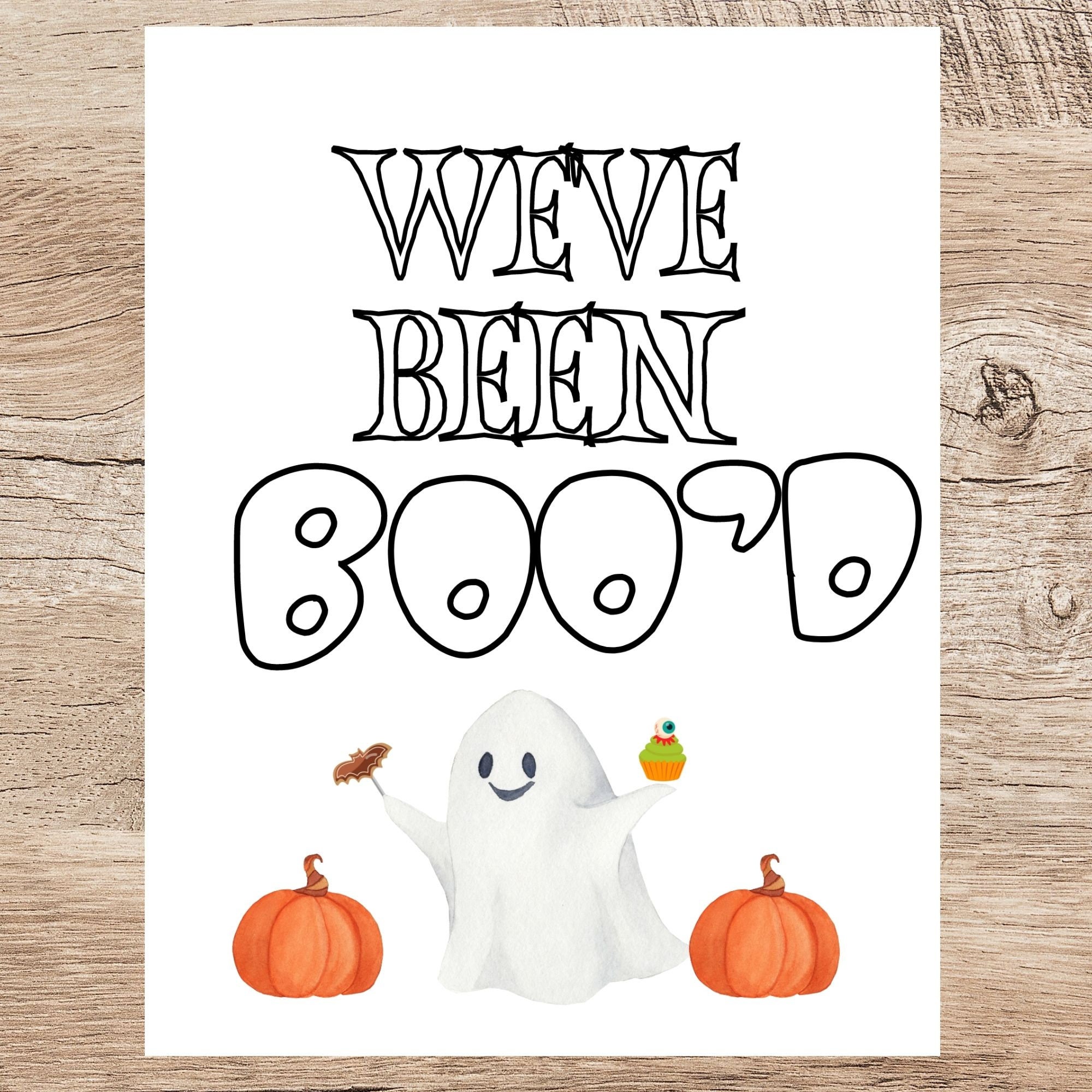 Printable Boo Kit, You've Been Boo'd Printable "you've Been Boo'ed" Set ...