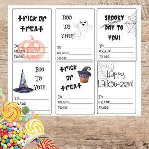 Halloween Candy Gram Flyer/ Boo Grams for Halloween - Etsy