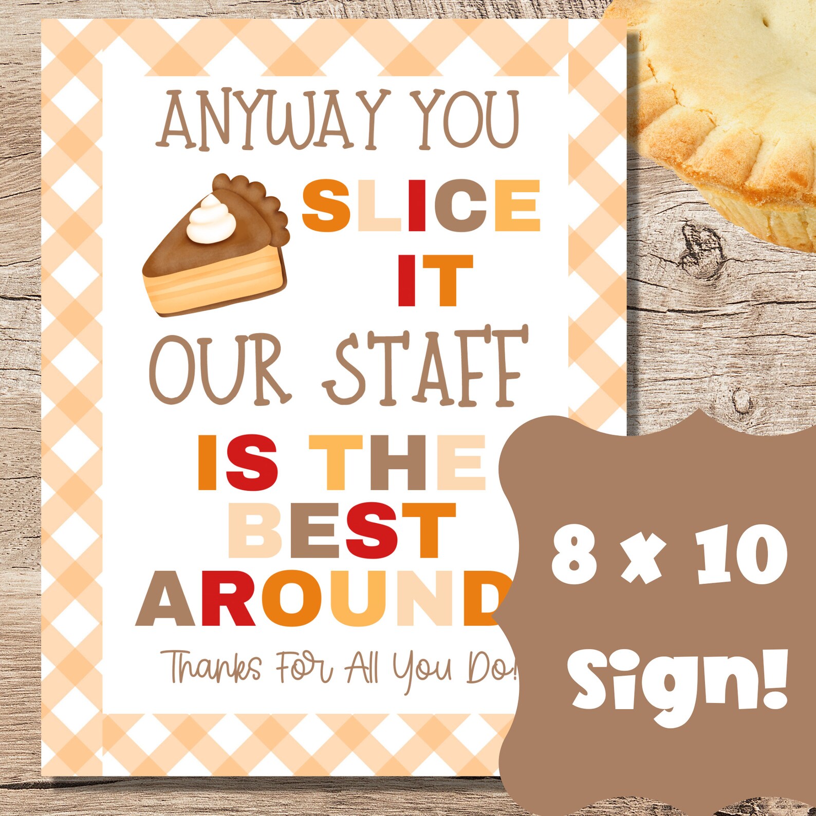 Nurse Appreciation/printable Staff Appreciation Sign/ Thank You Sign ...