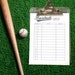 Baseball Roster for Team/ Team Organizer/tee Ball Roster/fourteen ...