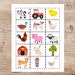 Farm Preschool Memory Game Printable - Etsy