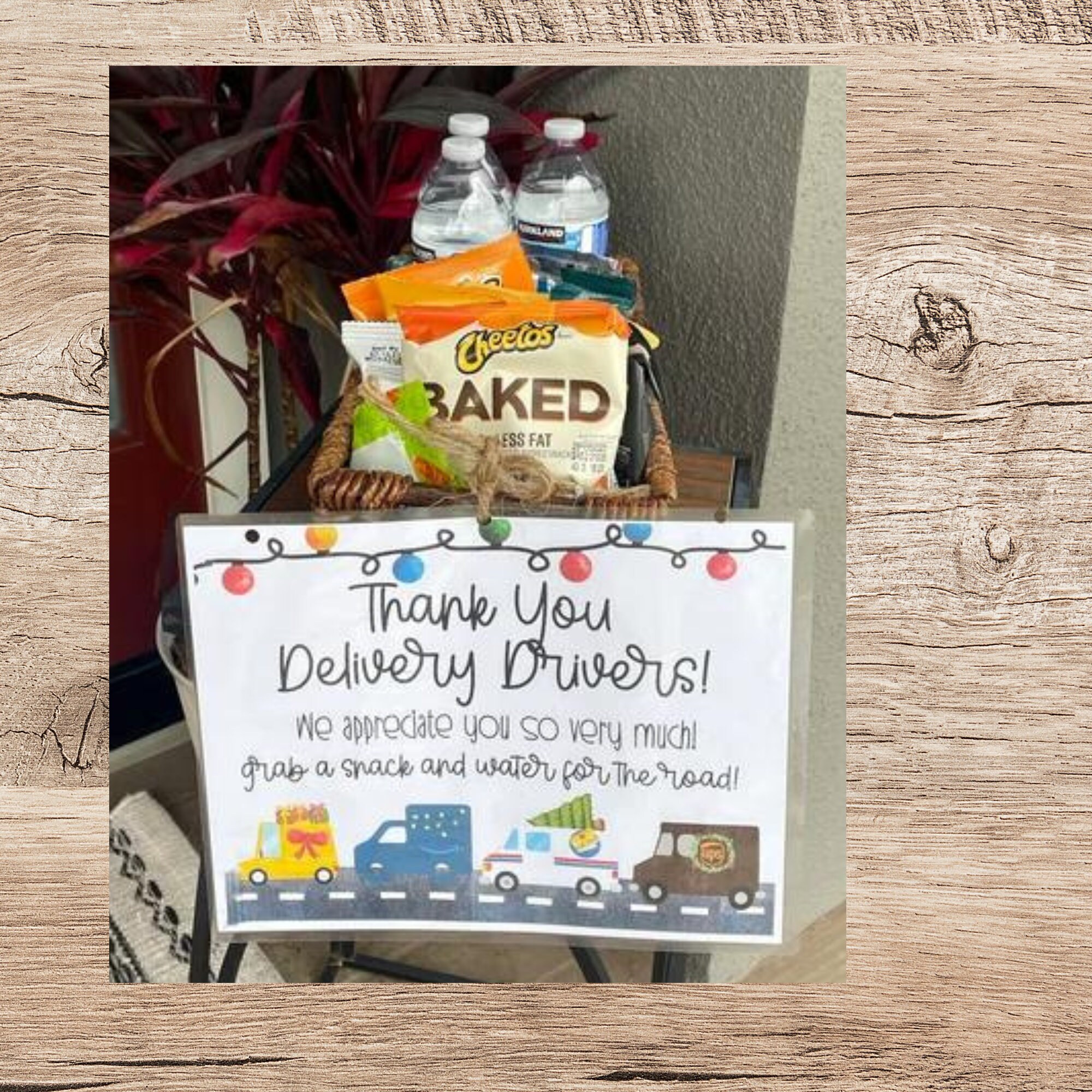 Delivery Driver Sign/delivery Sign for Mail Carrier Christmas - Etsy