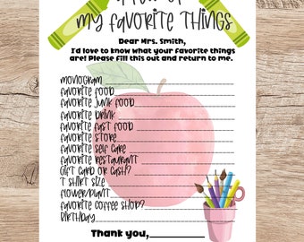 Teacher Appreciation Canva Template - Etsy UK