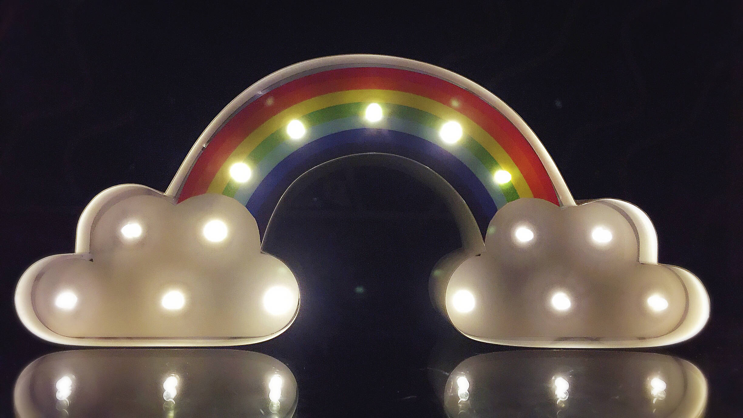 14 Wide Metal Light up Rainbow Night Light Kids Room Baby - Etsy