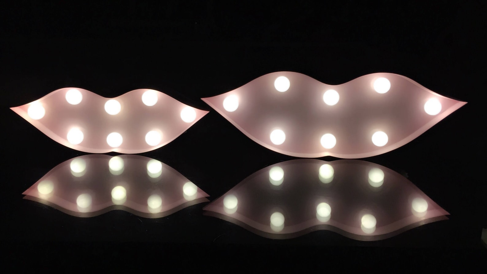 12 Big Metal Pink Lip Light Wedding Kiss Cosmetic Makeup - Etsy