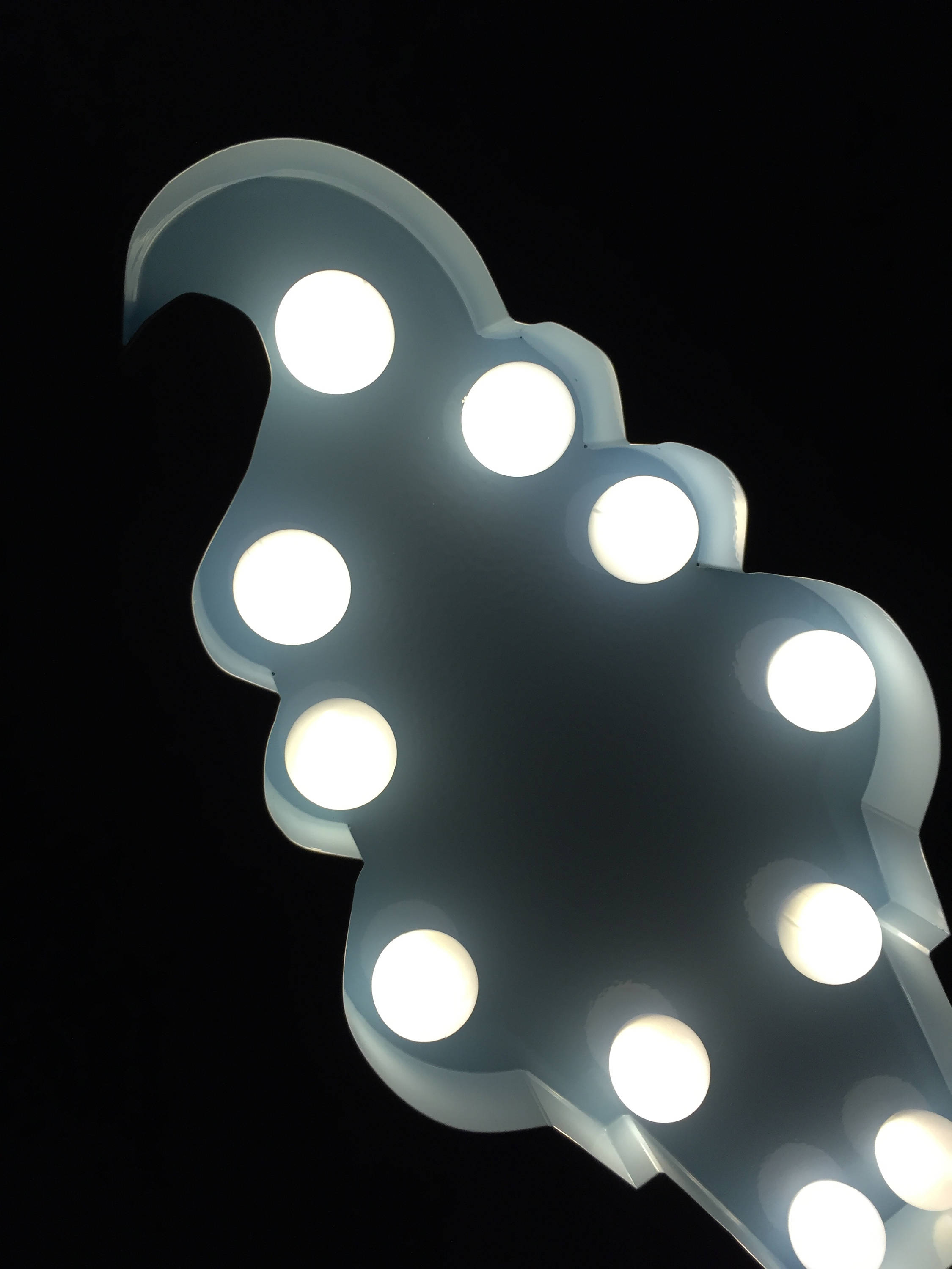 Mini Marquee Light Marquee Sign Blue Ice Cream Sign Battery | Etsy