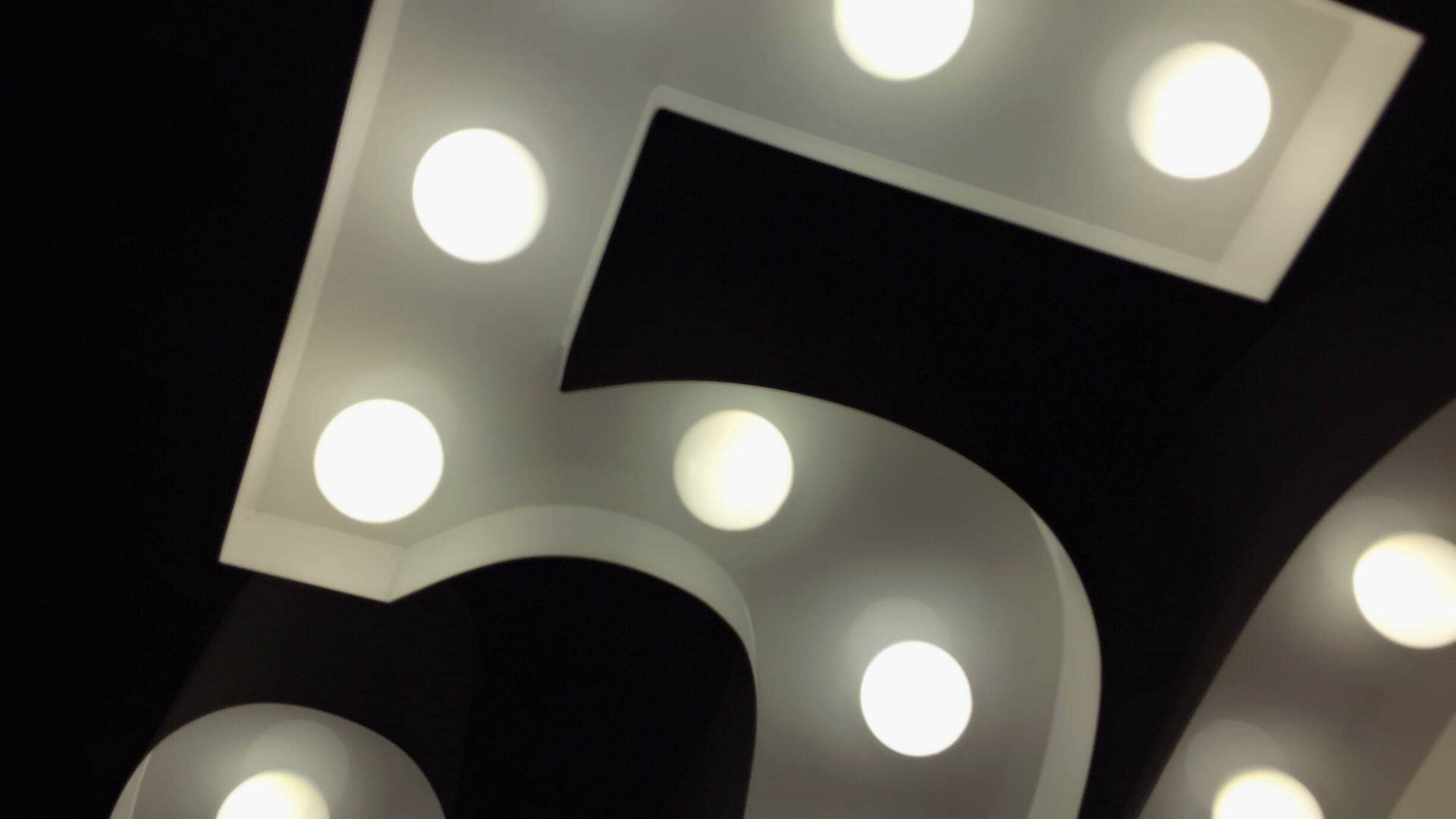 12 Metal Number 50-59 Light Up Number Fifty Home Bedroom | Etsy