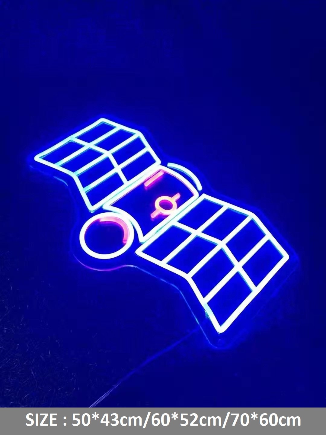 Space Satellite Neon Sign Light up Satellite Sign Space Lover Neon ...