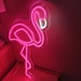 Pink Flamingo Neon Sign With Acrylic Plate Neon Decor Neon - Etsy