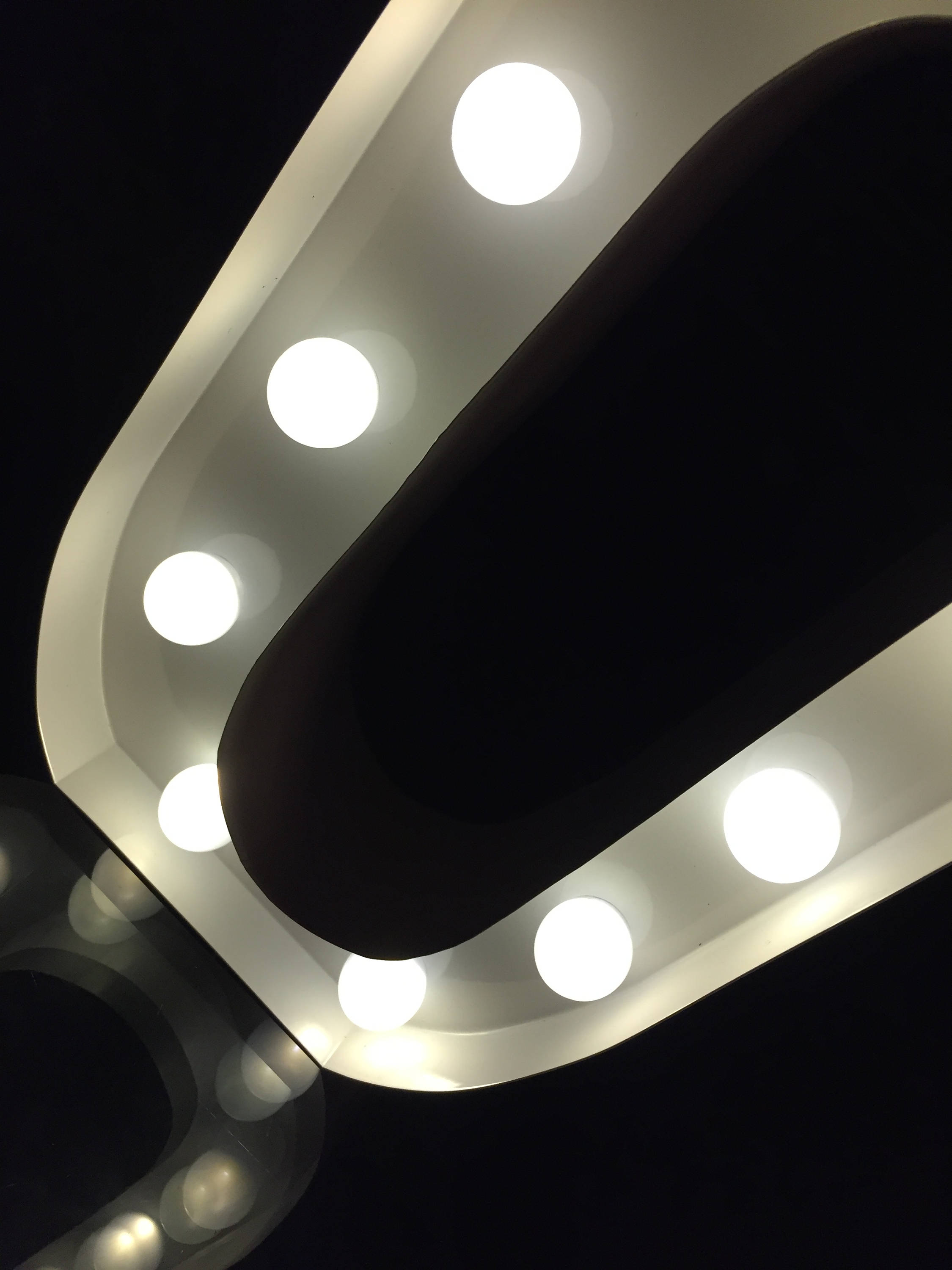 Metal White U Marquee Letter Marquee Light 9height Light - Etsy