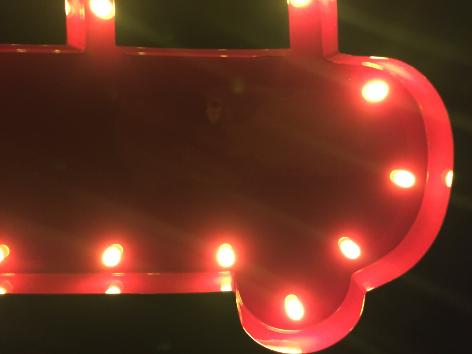 Red Cute Car Marquee Light Marquee Sign Night Light Kids Light - Etsy