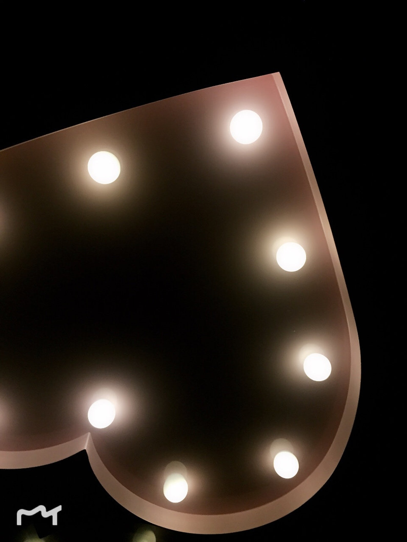 12 Metal Heart Sign Pink Heart Sign Love Sign Love Heart | Etsy