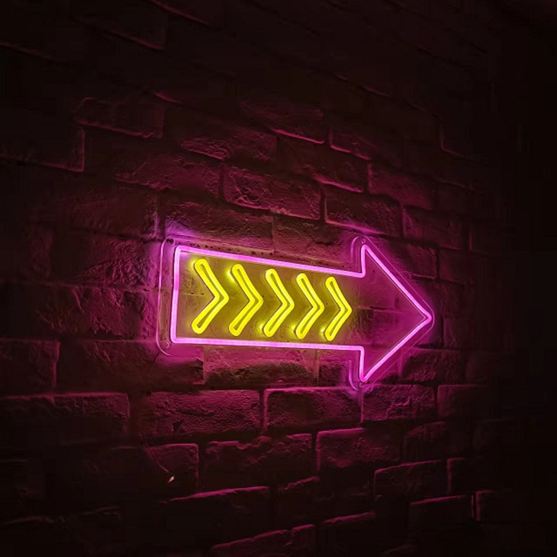 Arrow Neon Sign 5V USB Powered Custom Neon Sign Arrow Light - Etsy