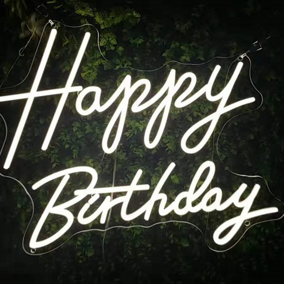 Happy Birthday Neon Sign Light up Neon Letters Acrylic Neon Letters ...