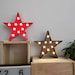 Vintage LED Red Star Marquee Light Marquee Sign Night Light Light up ...