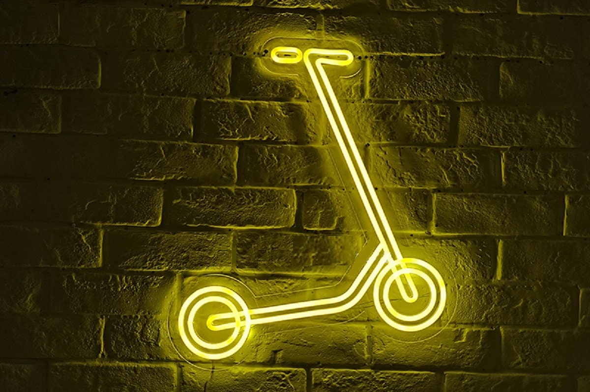 Scooter Neon Sign Neon Decor Light up Scooter Sports Neon Club - Etsy