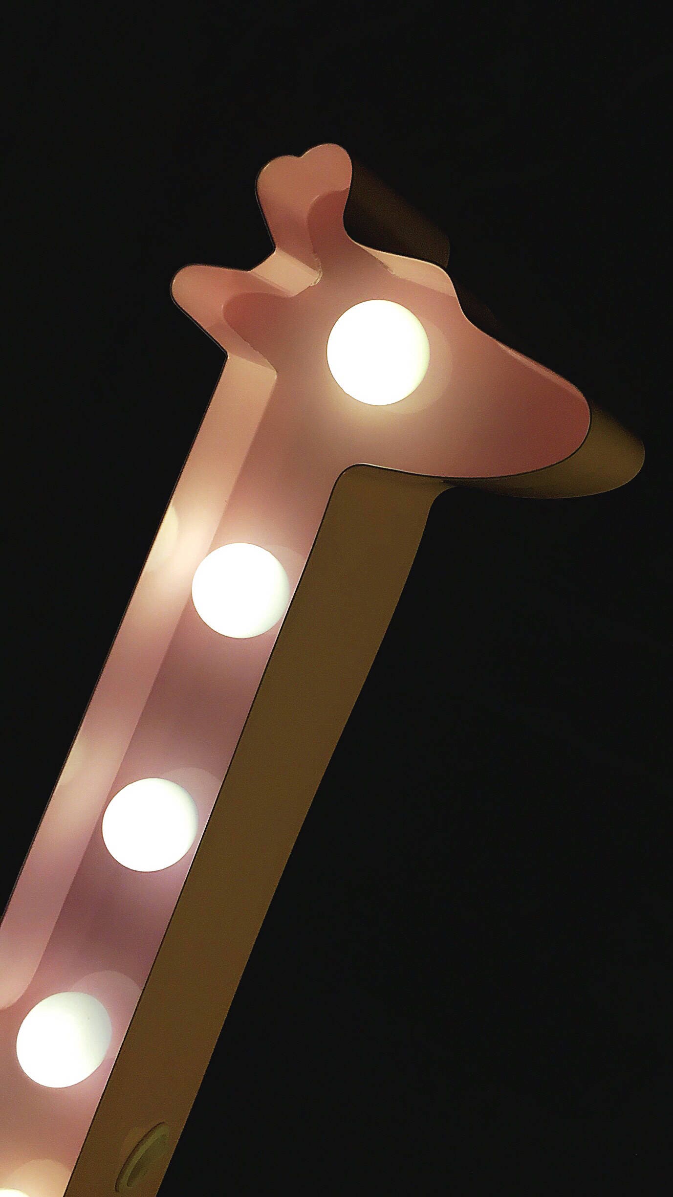 Pink Light up Giraffe Marquee Light Sign Night Light Kids Room | Etsy