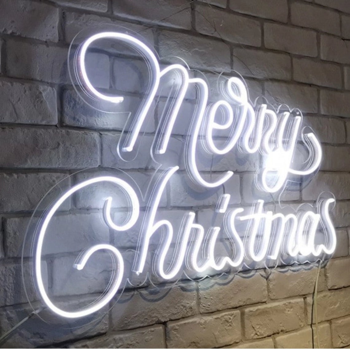Christmas Neon Sign Neon Letters LED Neon Light Neon Decor Party Bar ...