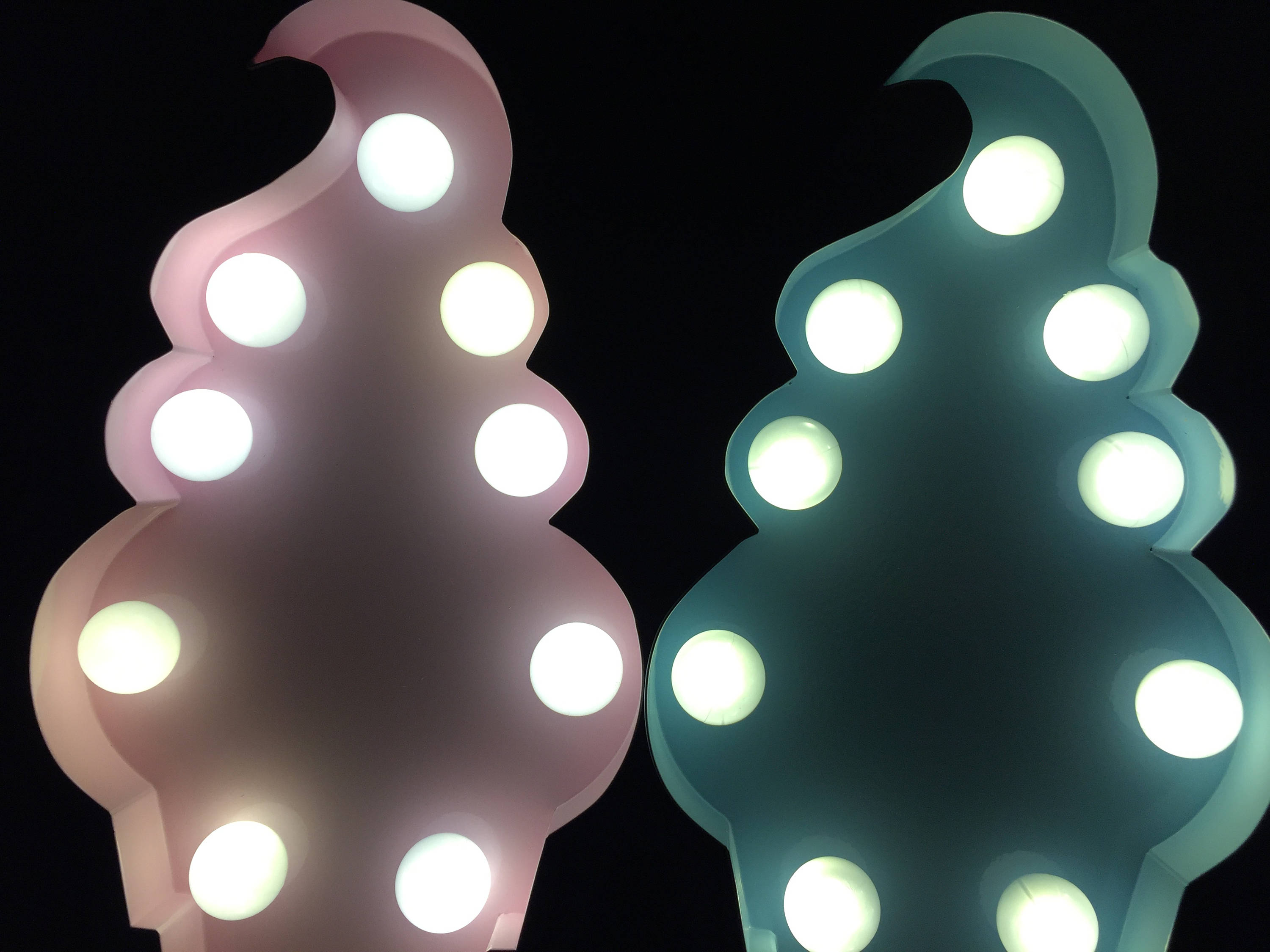 Mini Marquee Light Marquee Sign Blue Ice Cream Sign Battery | Etsy